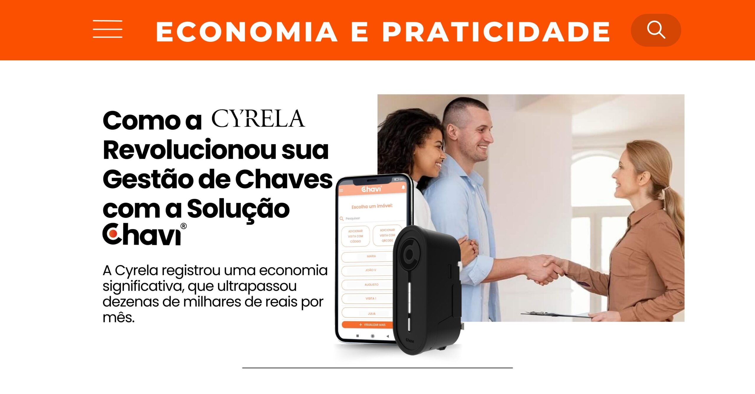 Como a Cyrela Revolucionou sua Gestão de Chaves com a Solução Chavi - Chavi